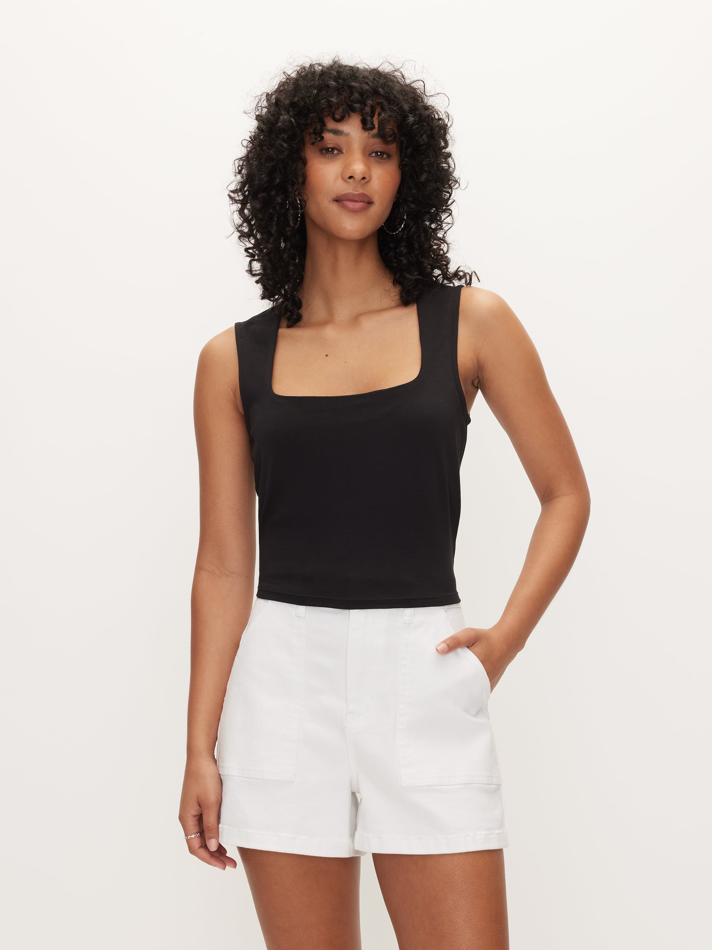 Open Neck Tank - Dotti Online