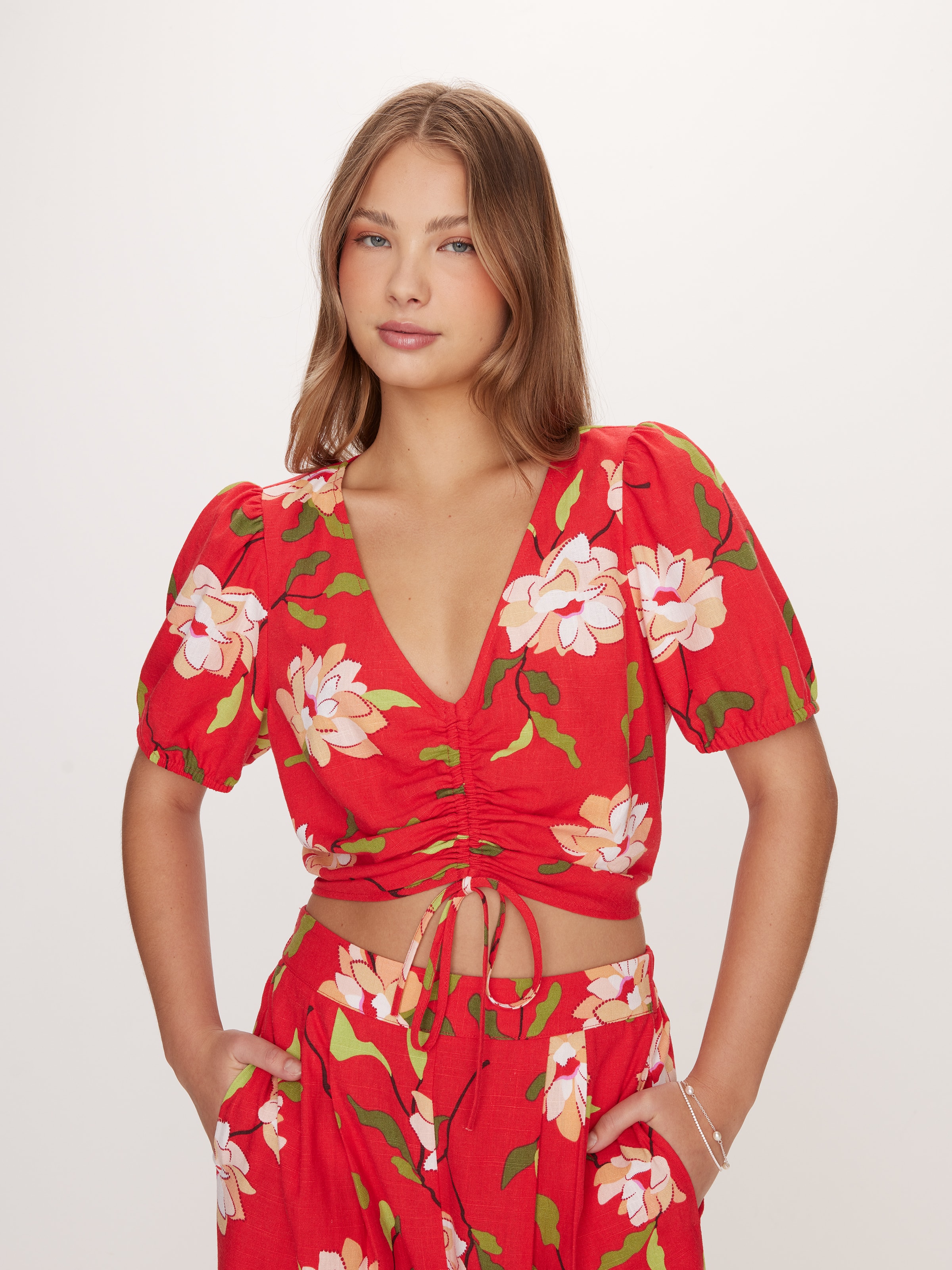 P8 Trinity Lb Gath Ss Tp (Set) - Dotti Online