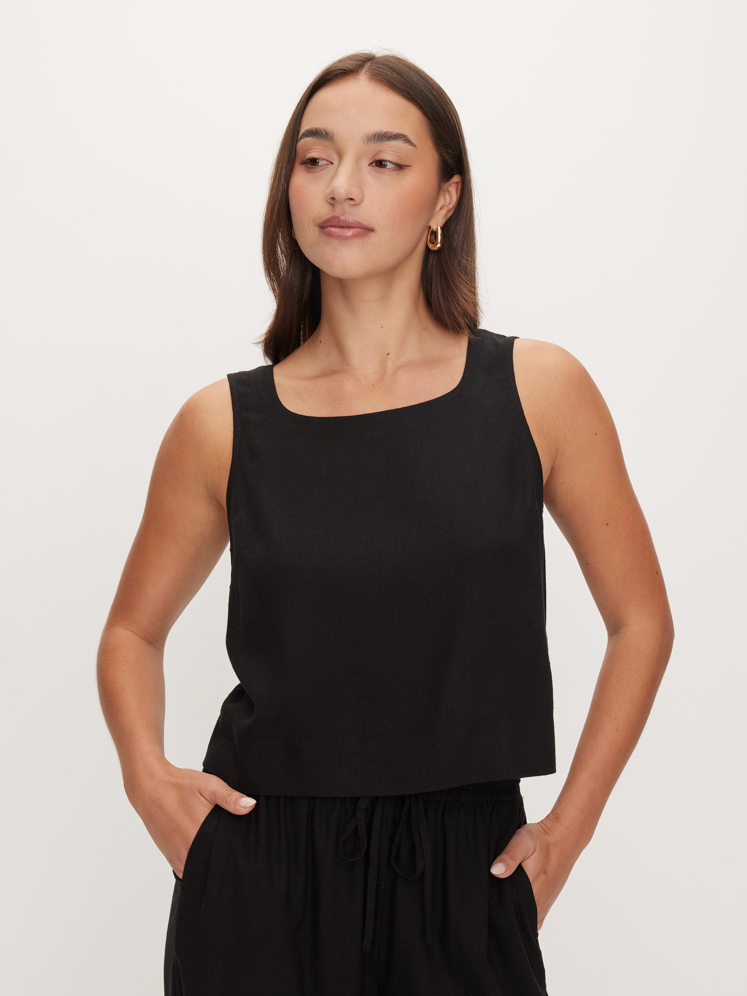 Piper Top Black - Dotti Online