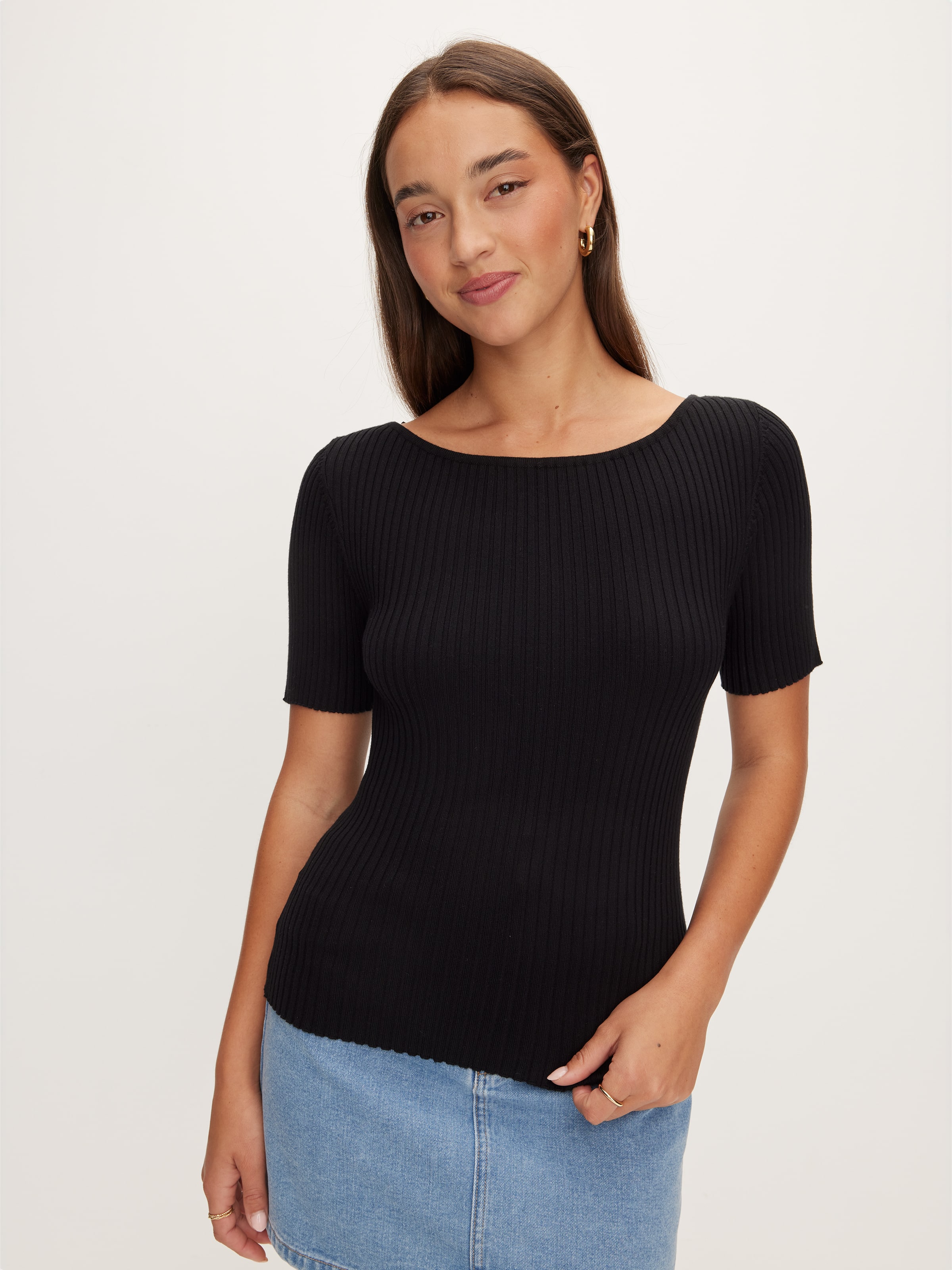 Lily Boatneck Knit - Dotti Online