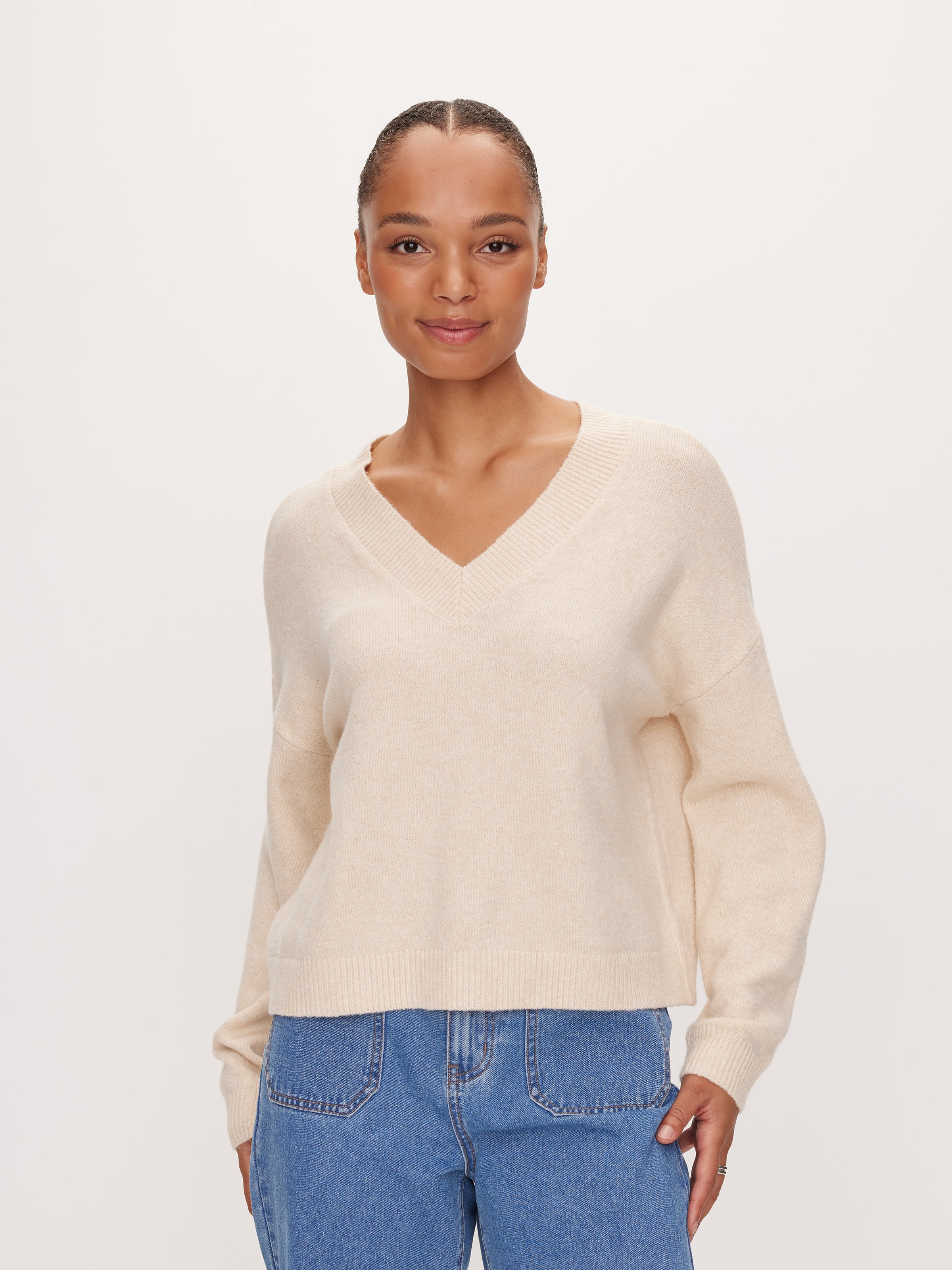 Molly Soft V-Neck Knit - Dotti Online