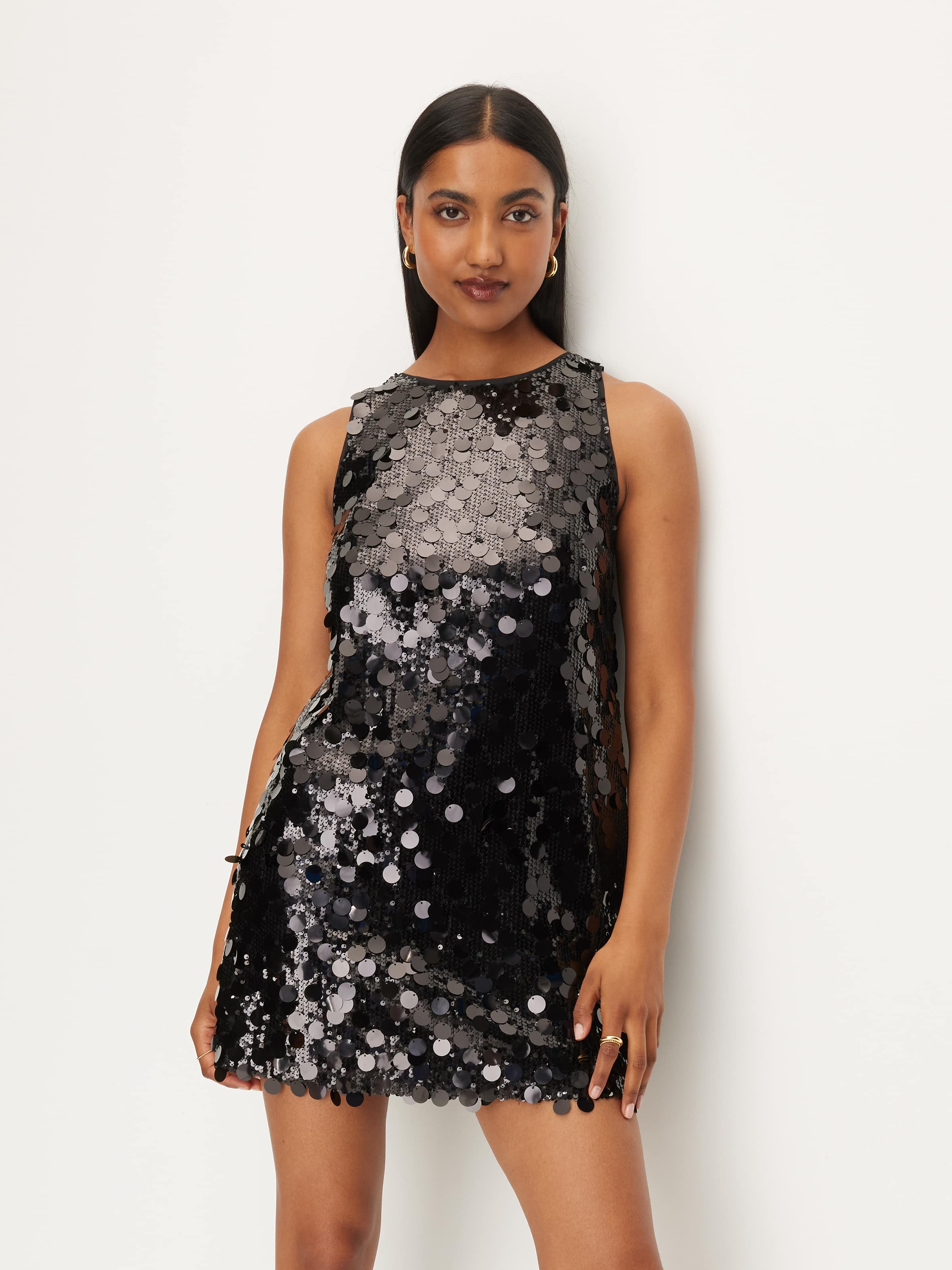 Pailettes Shift Dress - Dotti Online
