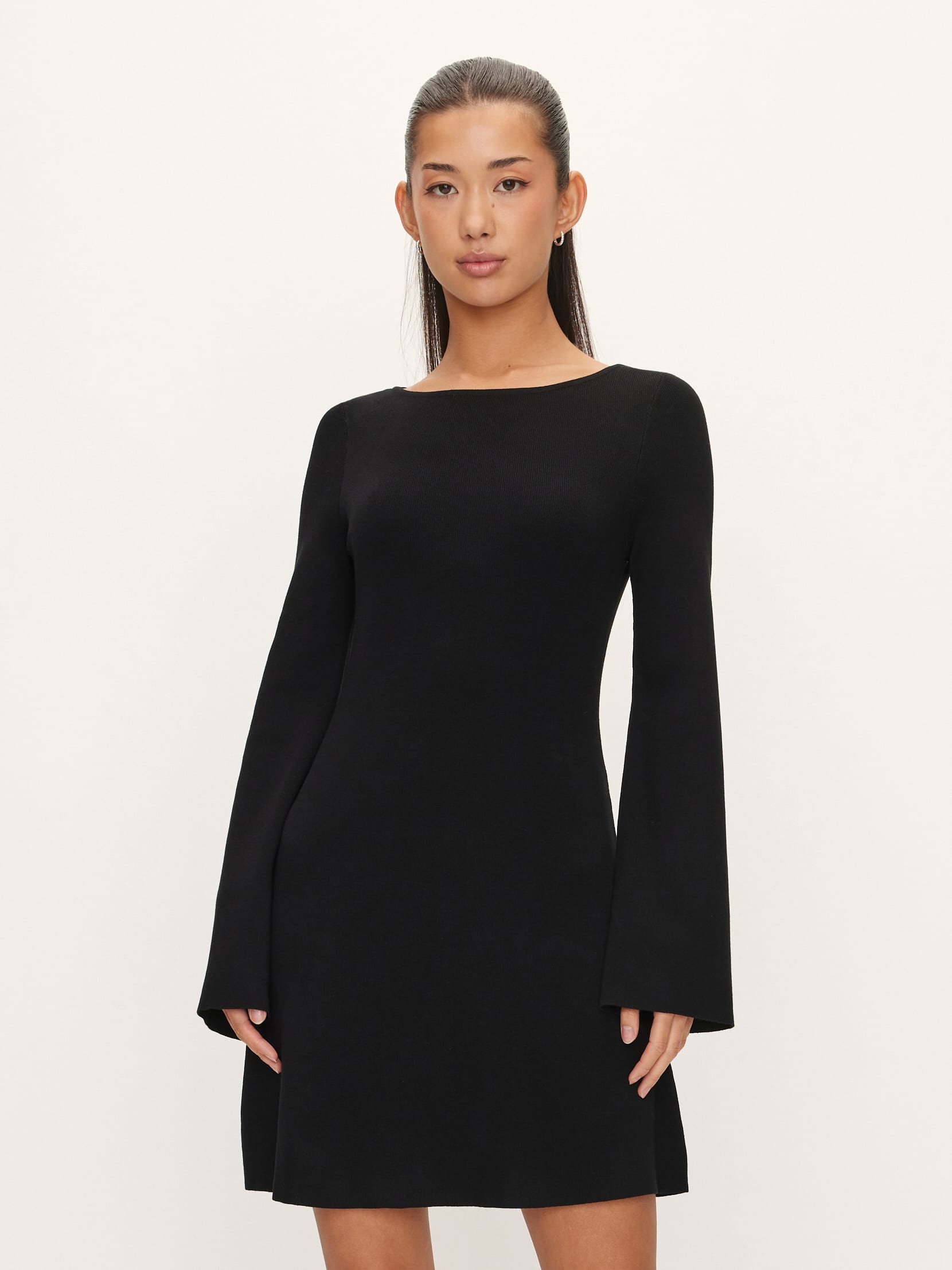 Romy Long Sleeve Knit Mini Dress - Dotti Online