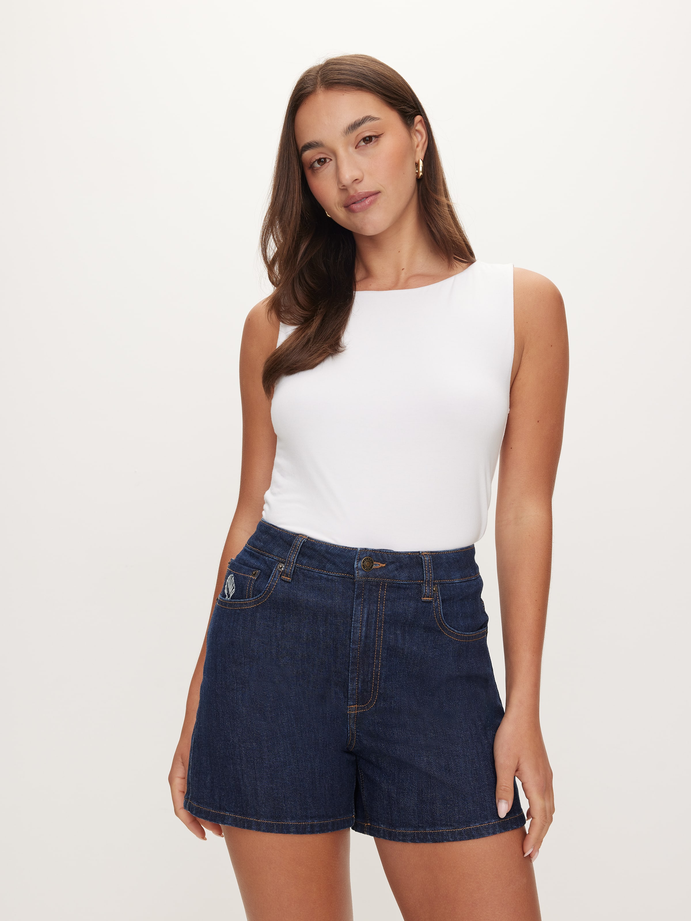 Addison Aline Short Shell Embroidery - Dotti Online