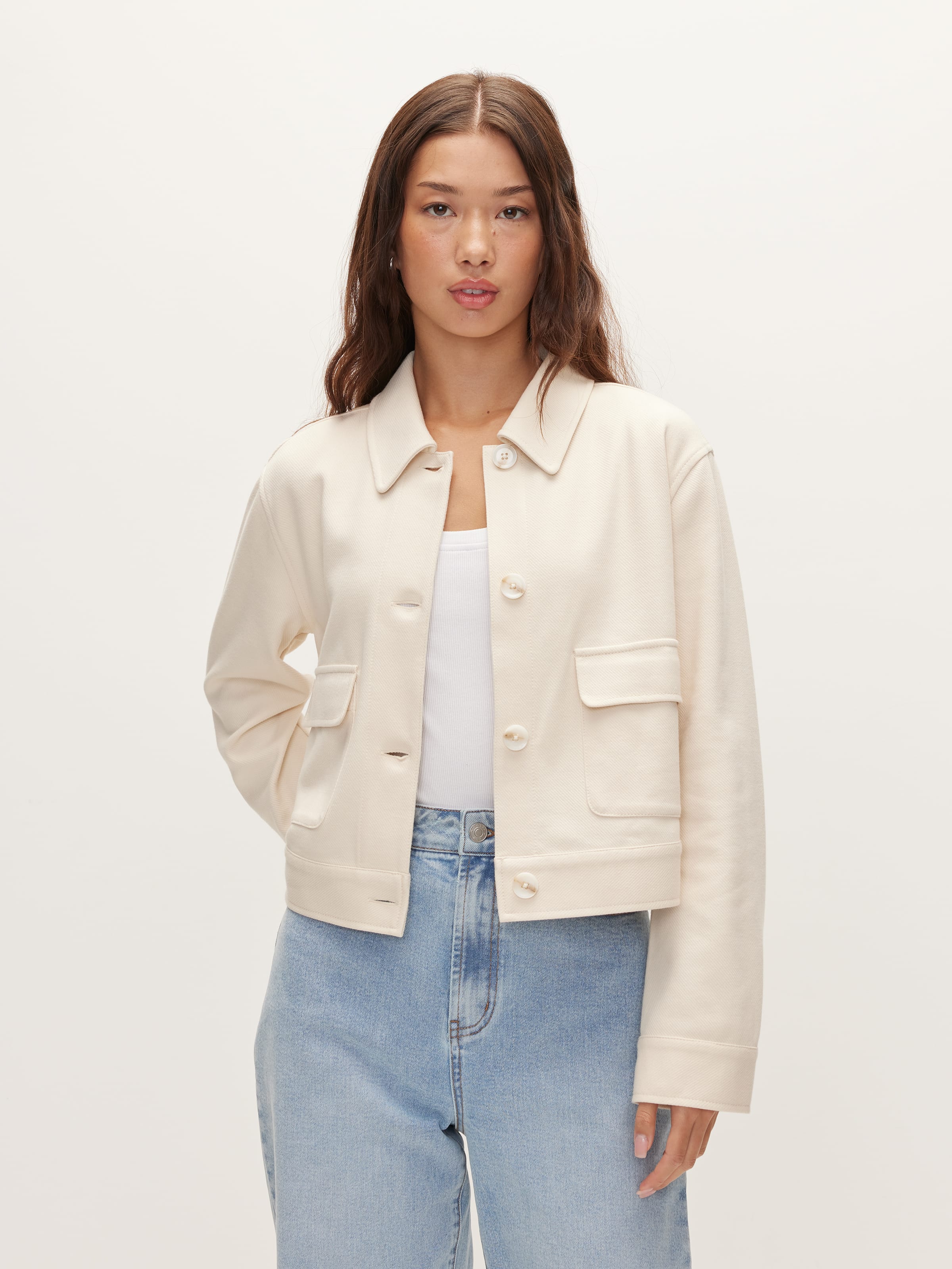 Nina Light Weight Shacket - Dotti Online
