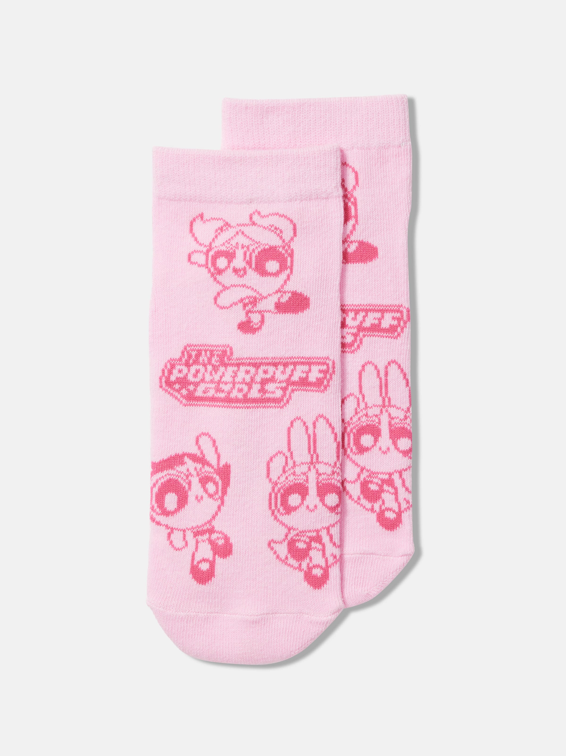 Powerpuff Ankle Sock Pink Powerpuff - Dotti Online
